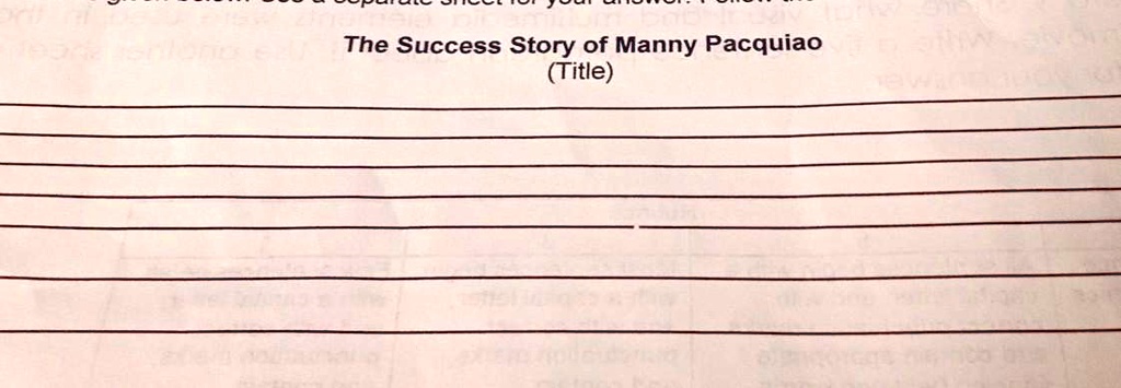 SOLVED: 'Write a paragraph with not less than five sentences showing ...