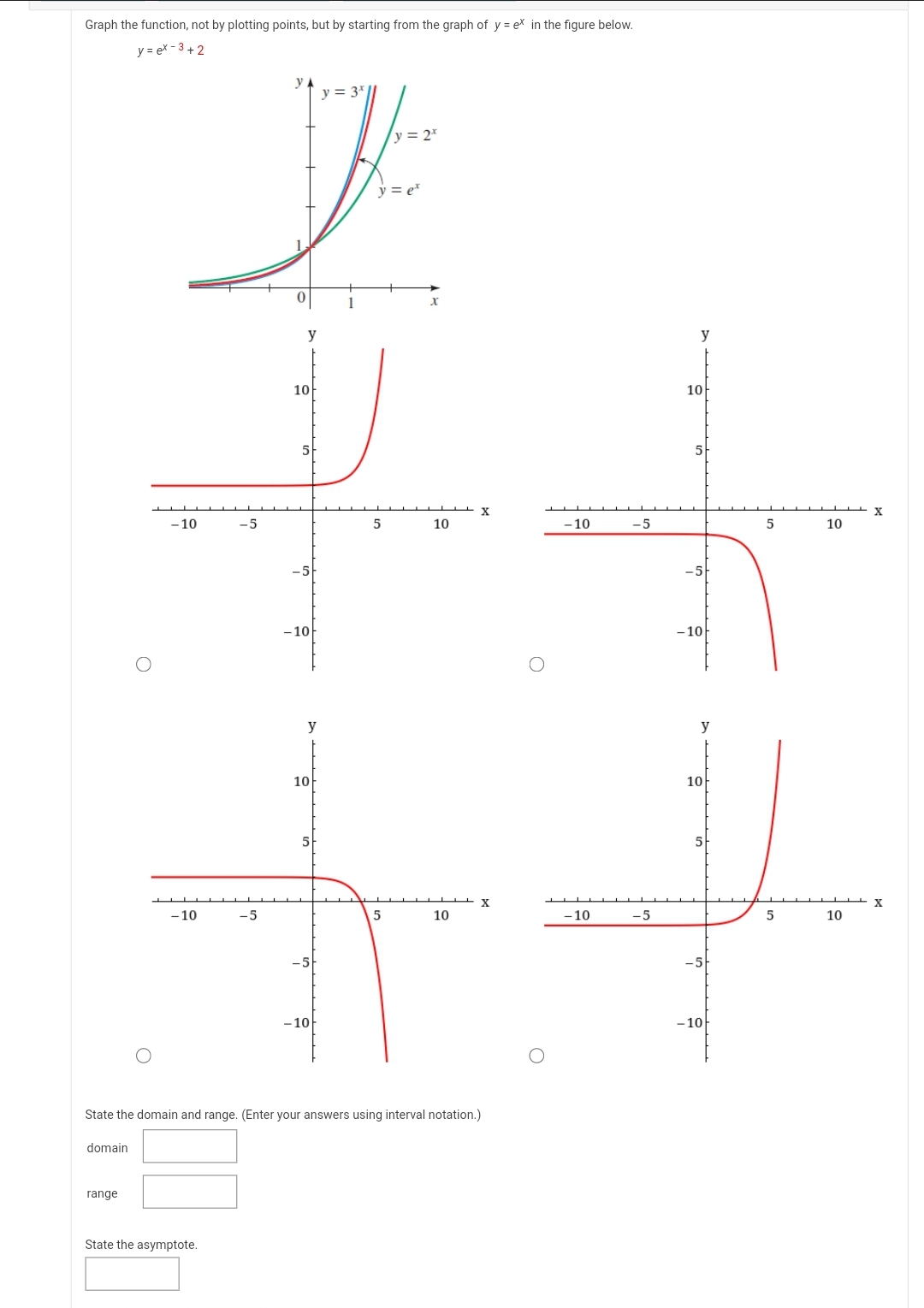 SOLVED Graph The Function Not By Plotting Points But By Starting