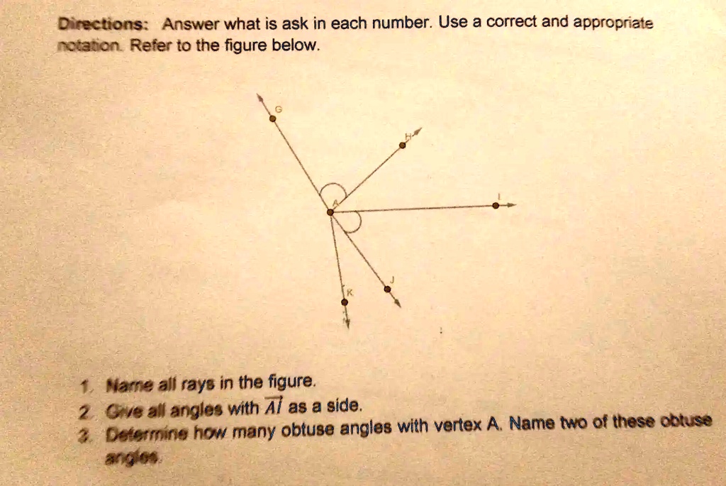 Directions: Answer what is ask in each number. Use a correct and appropriate notation. Refer to ...