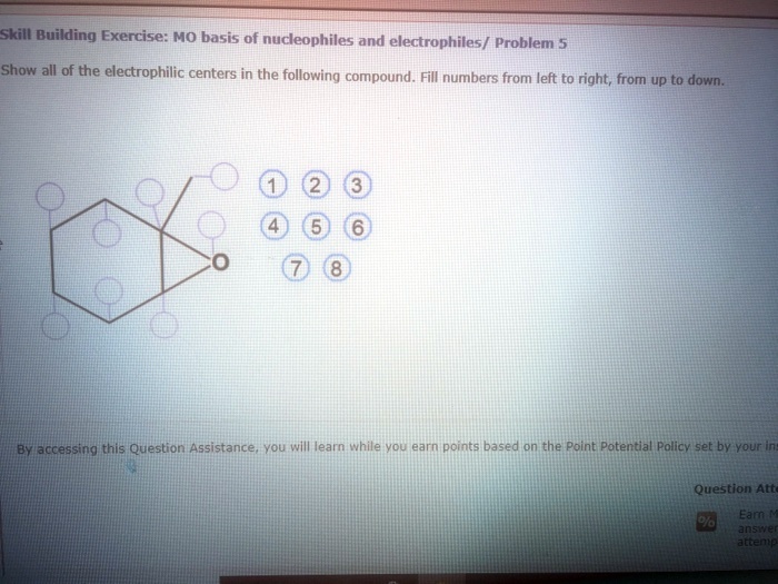 SOLVED: Skill Building Exercise: MO basis of nucleophiles and electrophiles/ Problem 5 Show all ...