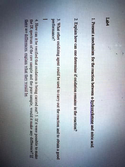 SOLVED: ' Present a mechanism for the reaction between alpha ...