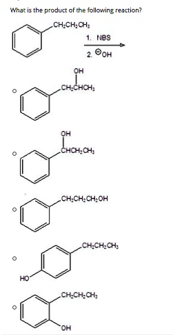 SOLVED: Wuhac the product ofce following reaction? CHCH;CH; 1B3 @oH CH ...