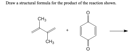 SOLVED: Draw structural formula for the product of the reaction shown: CH3 CH3