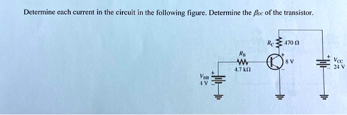 SOLVED: Determine each current in the circuit in the following figure. Determine the output ...