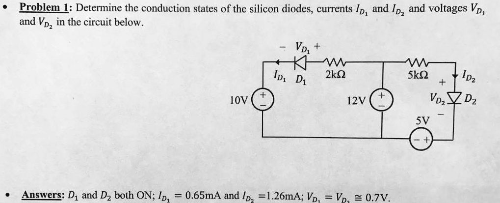 SOLVED: Problem L: Determine the conduction states of the silicon ... SOLVED: Problem L: Determine the conduction states of the silicon ...