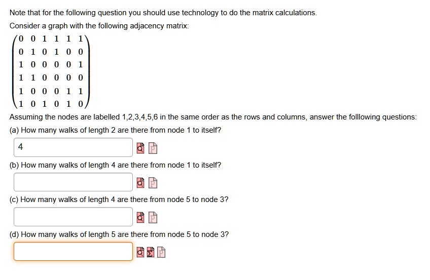 SOLVED: Note that for the following question you should use technology ...