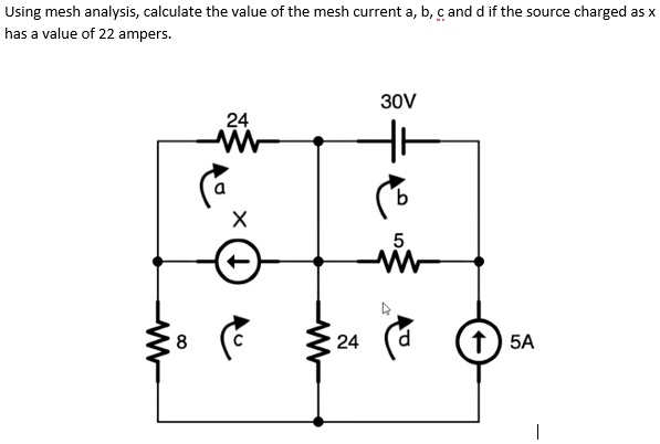 SOLVED: Using mesh analysis calculate the value of the mesh current has ... SOLVED: Using mesh analysis calculate the value of the mesh current has ...