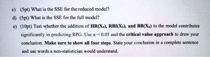 spt what is the sse for the reduced model spt what is the sse for the ...