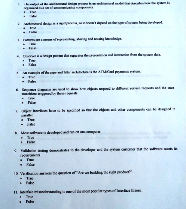 1. The output of the architectural design process is an architectural ...