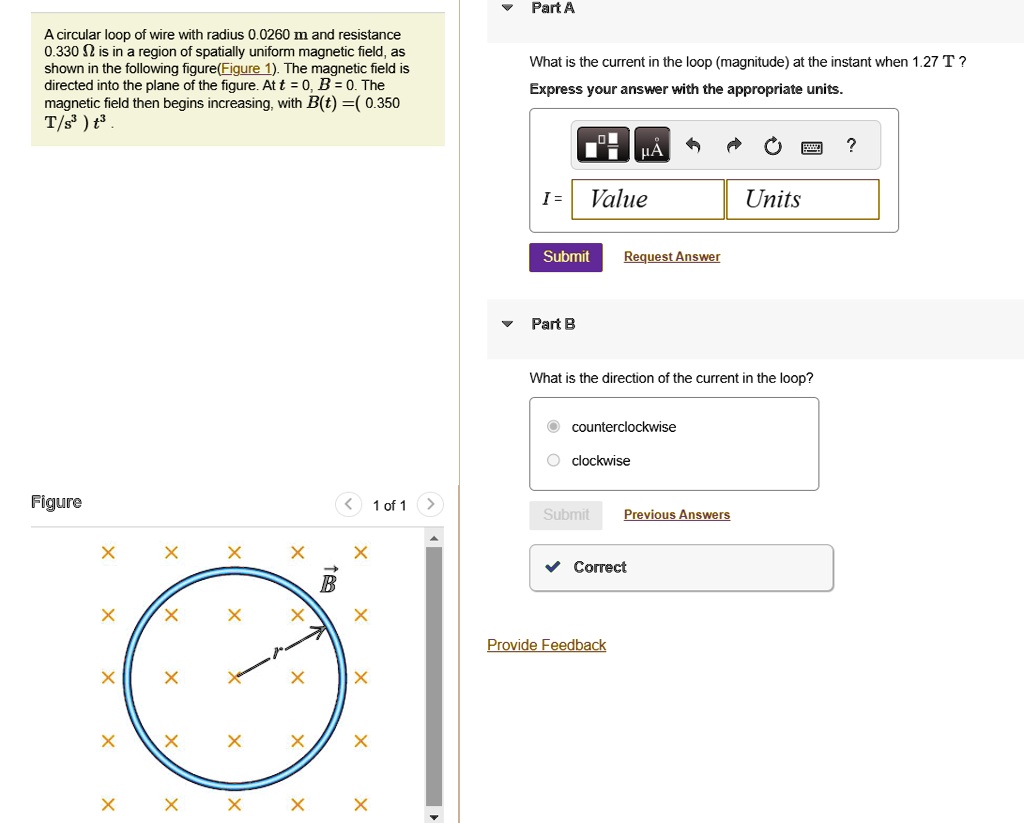 a circular loop of wire with radius 00260m and resistance 0330omega is ...