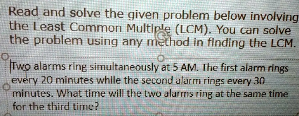 SOLVED: Text: Read and solve the given problem below involving the ...