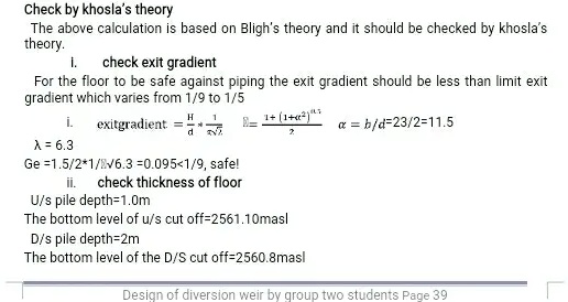 SOLVED: Check by Khosla's theory. The above calculation is based on ...