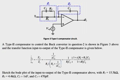 Z? Z? C? R? R? Vref Figure 3 Type-II compensator circuit. A Type-II ...