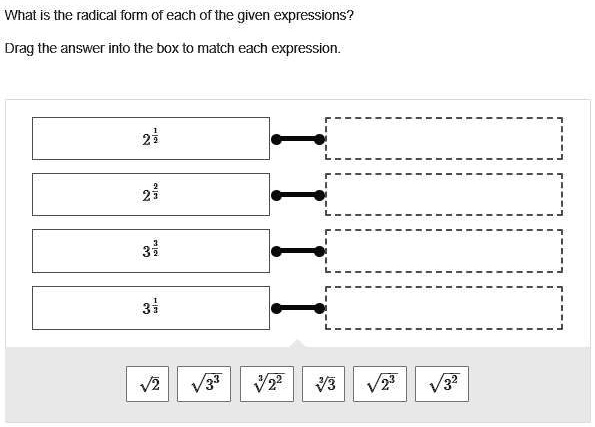 SOLVED: 'What is the radical form of each of the given expressions ...