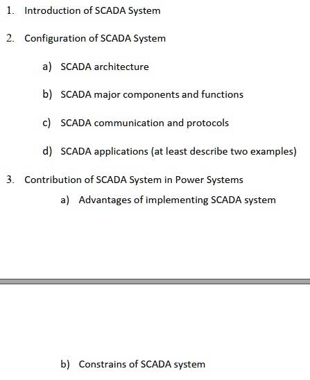 Introduction of SCADA System