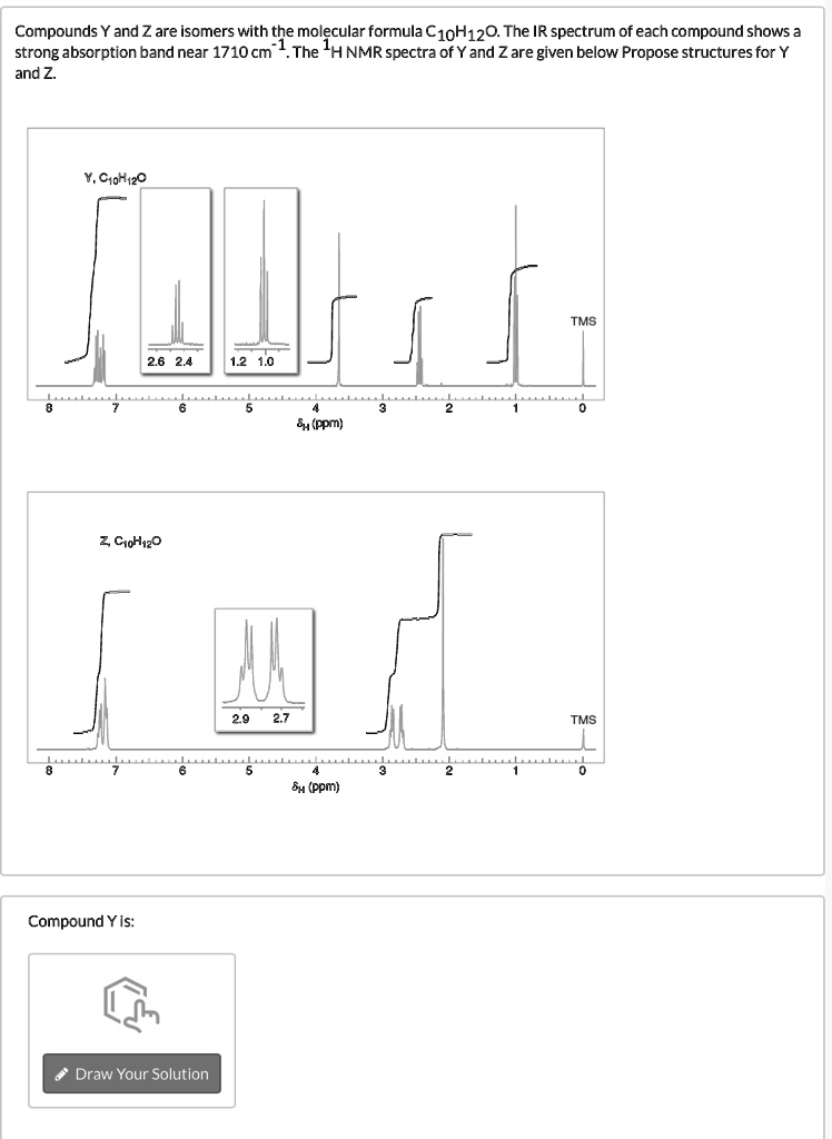 compounds and z are isomers with the mol lecular formula c10h120 the ir ...
