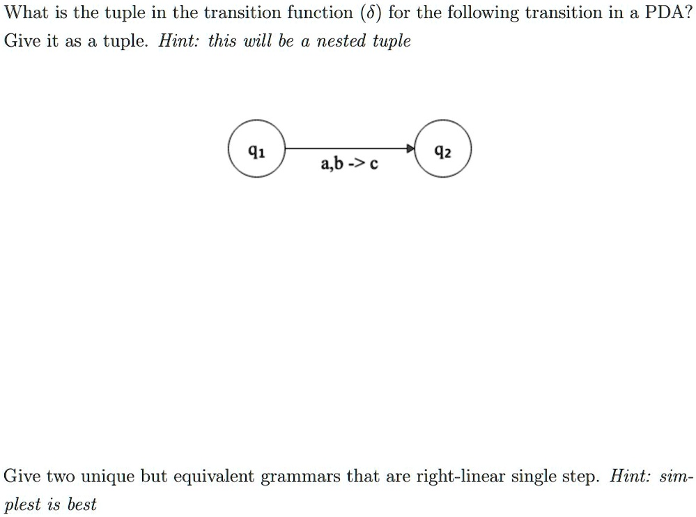 Video Solution Can Someone Help Me Solve The First Problem Please What Is The Tuple In The