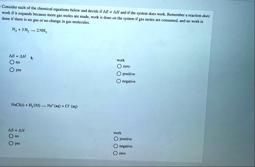 [GET ANSWER] consider each of the chemical equations below and decide ...