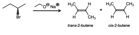 SOLVED: The following reaction produces both the cis and trans isomers ...