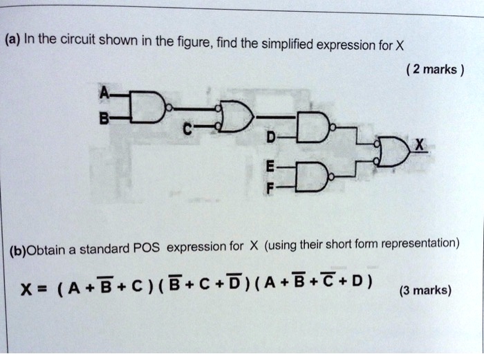 SOLVED: (a) In the circuit shown in the figure, find the simplified ...