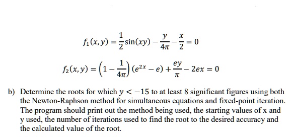 SOLVED: Determine the roots for which ð