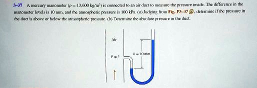 VIDEO solution: 37A mercury nanometer (=13,600 kgm) is connected to an ...