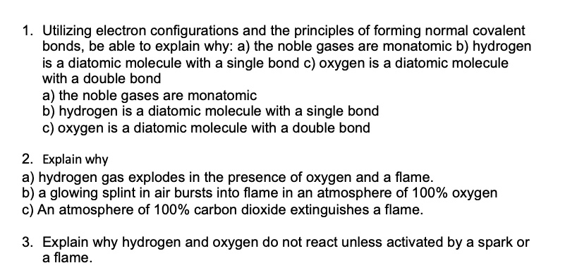 SOLVED:Utilizing electron configurations and the principles of forming ...