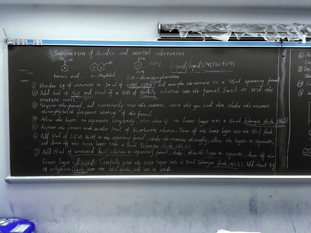 SOLVED: How do I draw a flow chart for the separation of the following ...