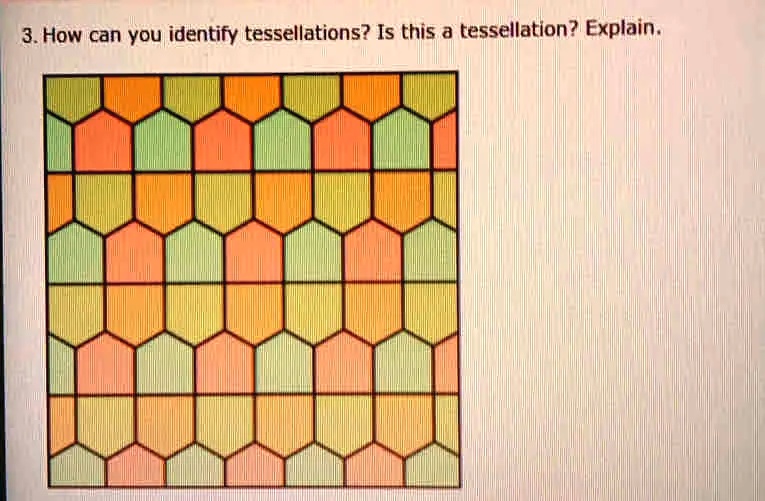 SOLVED: How can you identify tessellations? Is this a tessellation ...
