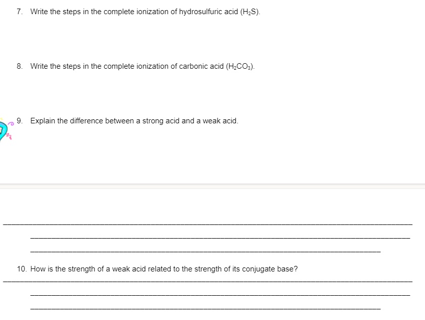 SOLVED: Write the steps in the complete ionization of hydrosulfuric ... SOLVED: Write the steps in the complete ionization of hydrosulfuric ...