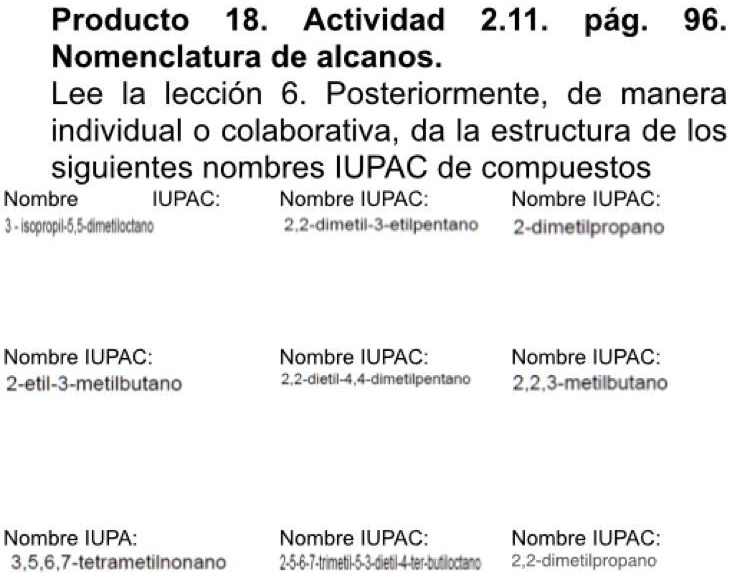 SOLVED: Necesito ayuda por favor! Producto 18. Actividad 2.11. pág. 96 ...