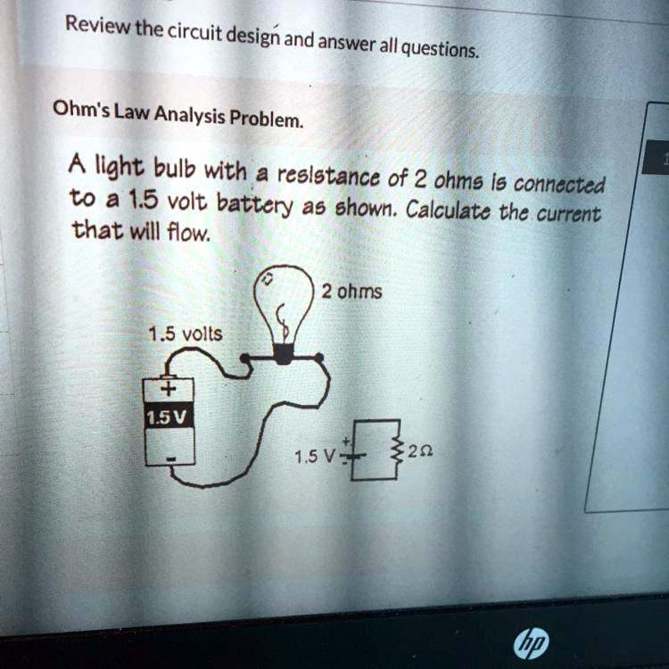 SOLVED: What's the resistance of the circuit? Review the circuit design ...