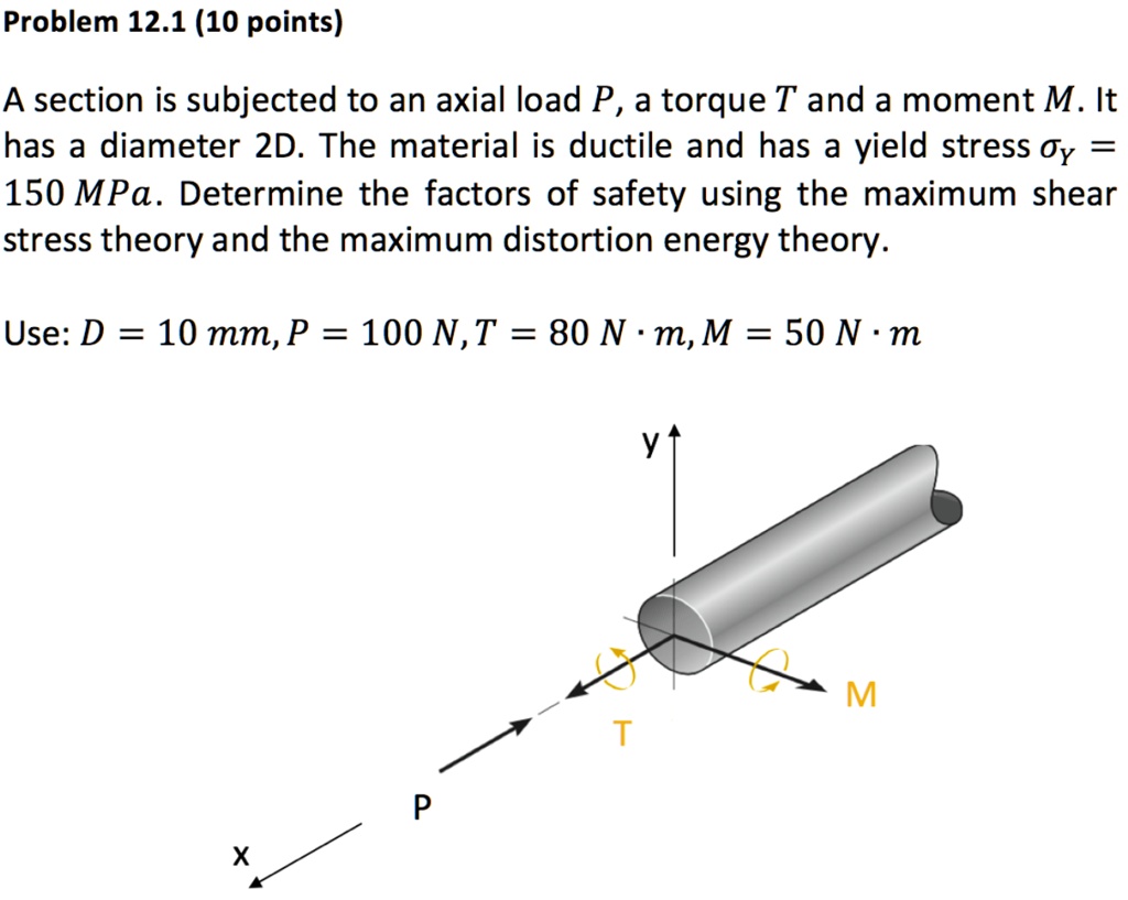 solve the problem problem 121 10 points a section is subjected to an ...