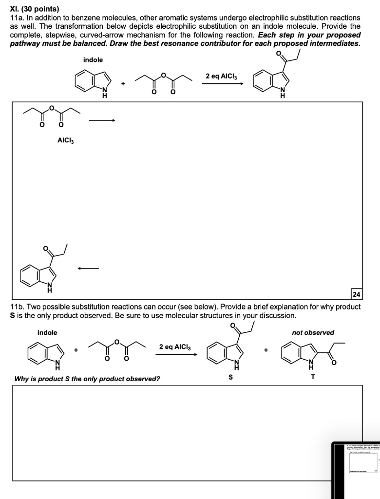 SOLVED: XI: (30 points) 11a, In addition t0 benzene molecules other ...