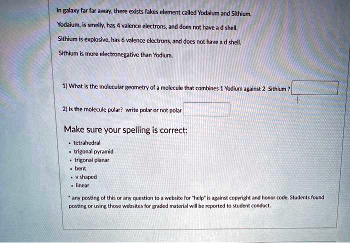in galaxy far far away there exists fakes element called yodaium and ...