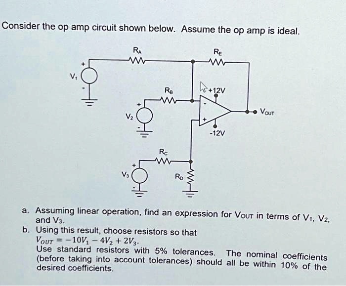 VIDEO solution: Texts: op can be saturated Consider the op amp circuit shown below. Assume the ...
