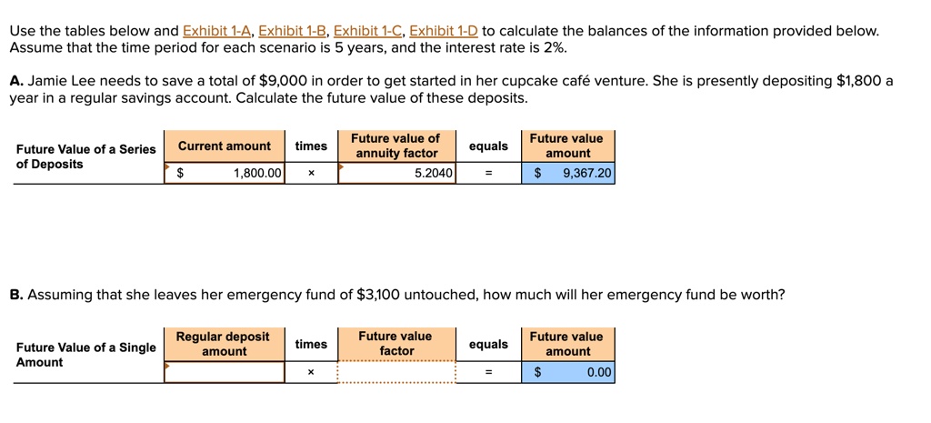 Use the tables below and Exhibit 1-A, Exhibit 1-B, Exhibit 1-C, Exhibit ... Use the tables below and Exhibit 1-A, Exhibit 1-B, Exhibit 1-C, Exhibit ...