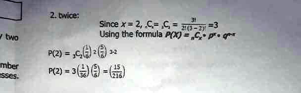 SOLVED: Since * = 2C=,6= 2o 7m =3 Using the formula Pmr) = 4" pra ar# P ...