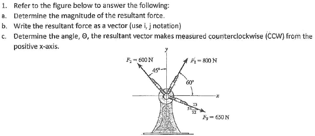 1. Refer to the figure below to answer the following: a. Determine the ...