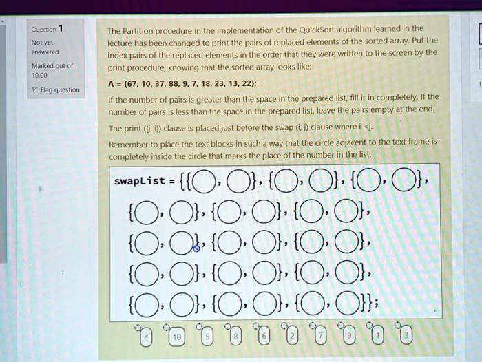 Solved Text Algorithms And Data Structures Clason The Partition Procedure In The