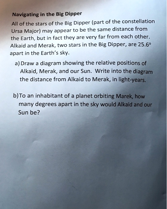 Navigating in the Big Dipper All of the stars of the Big Dipper (part ...