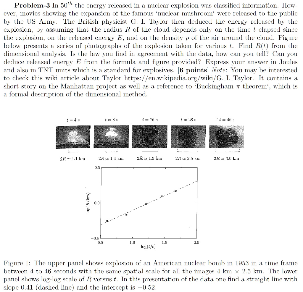 SOLVED: Problem-3 In the 50th, the energy released in a nuclear ...