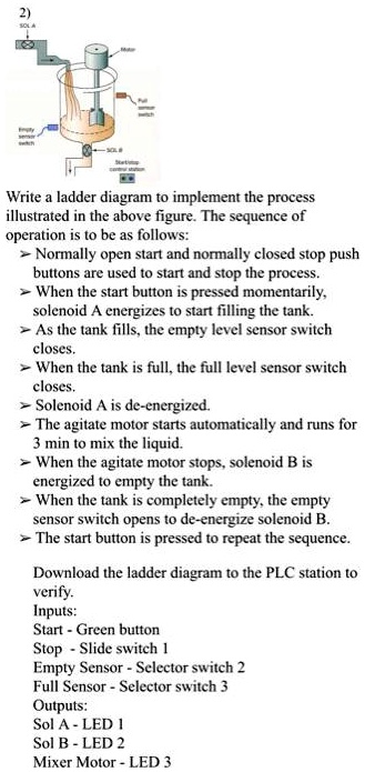 SOLVED: PLC question. Please use Studio5000 for this. 2) SCL A Write a ladder diagram to ...