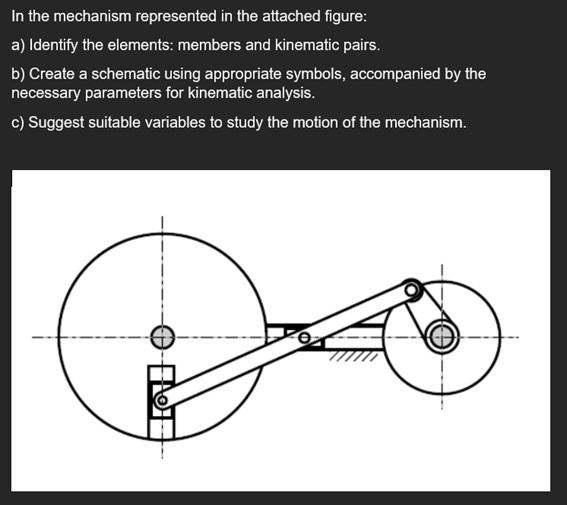 in the mechanism represented in the attached figure a identify the ...