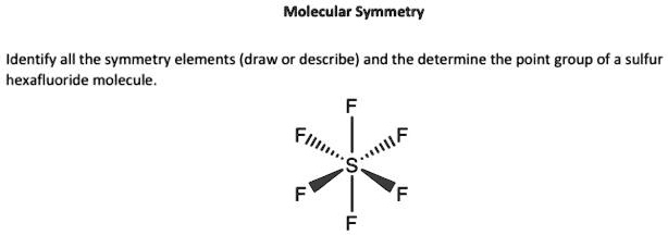 SOLVED: Molecular Symmetry Identify all the symmetry elements (draw or ... SOLVED: Molecular Symmetry Identify all the symmetry elements (draw or ...