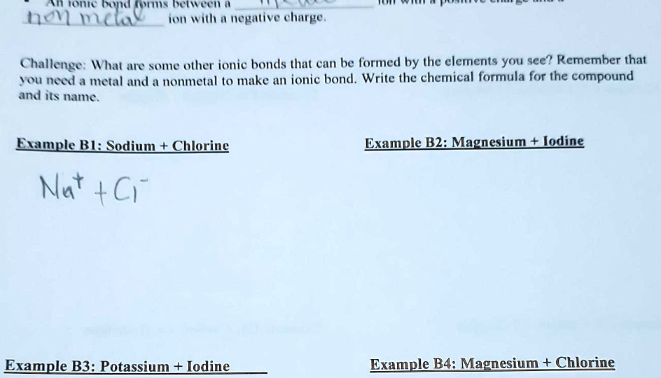 SOLVED: Texts: 1. An atom with a negative charge 2. You need a metal ...