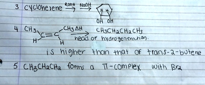 Cyclohe Jene Roo#; Noy OH OH Ch3: CH3 AH hzChaCHaCHg… - SolvedLib
