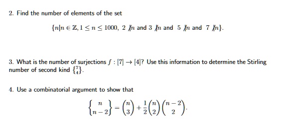 2. Find the number of elements of the set {n | n ∈ℤ, 1 ≤n ≤1000, 2 ∤n and 3 ∤n and 5 ∤n and 7 ∤n ...