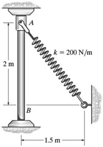 SOLVED: Consider a system of sliding collar shown in the figure below ...