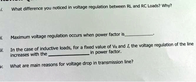 SOLVED: What differences have you noticed in voltage regulation between ...